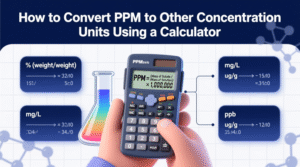 How To Convert PPM To Other Concentration Units Using A Calculator