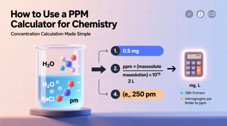 How To Use A PPM Calculator For Chemistry