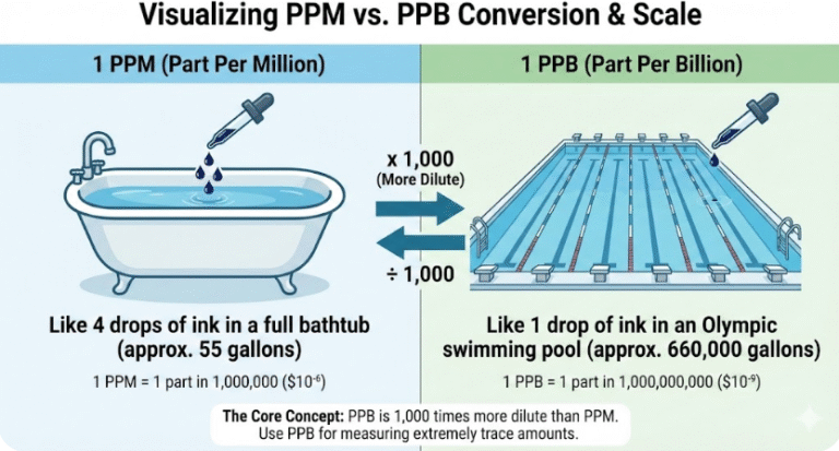 PPM To PPB Calculator – Convert Parts Per Million To Parts Per Billion