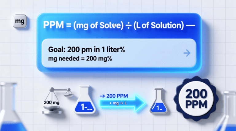 How To Make A 200 PPM Solution (Step-by-Step Guide)