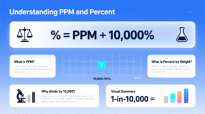 PPM To Percent By Weight — Formula, Explanation
